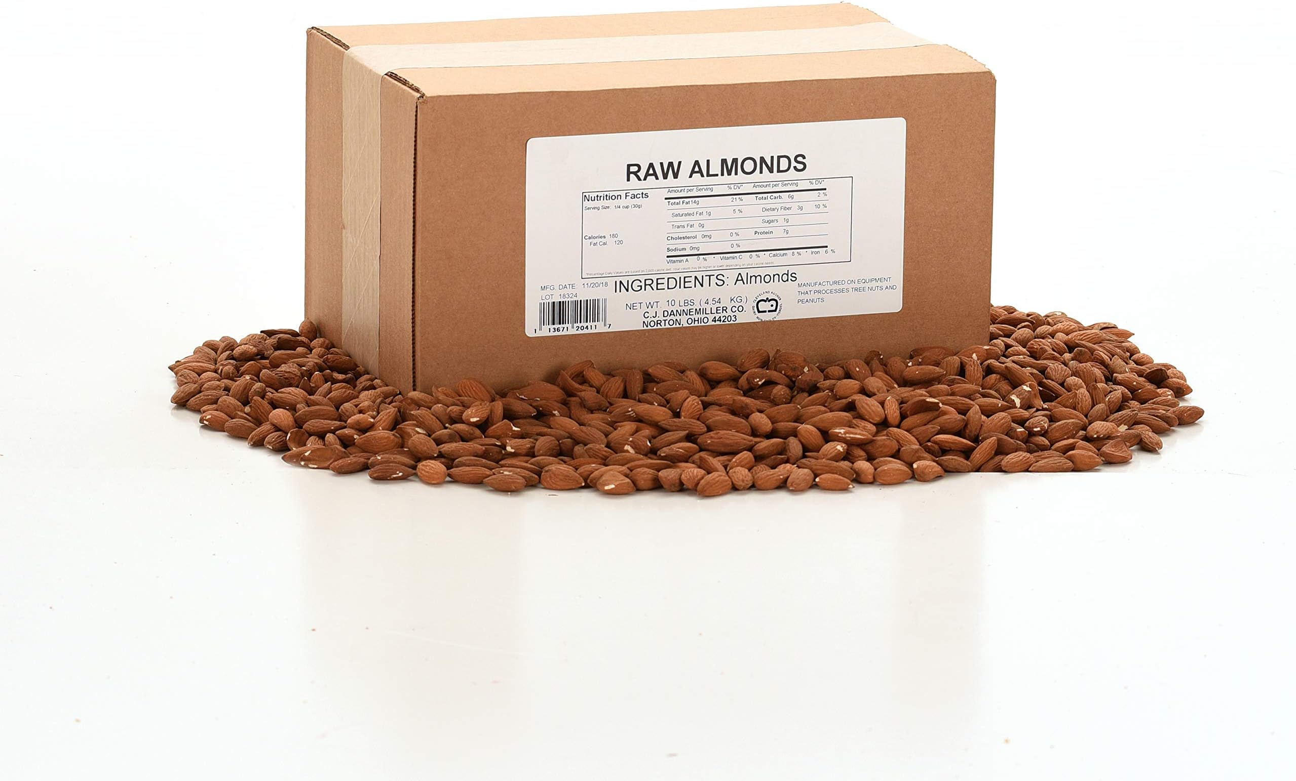 Amazon.com: Almonds - Raw Whole Almonds, 10 Lbs. bulk : Grocery ...