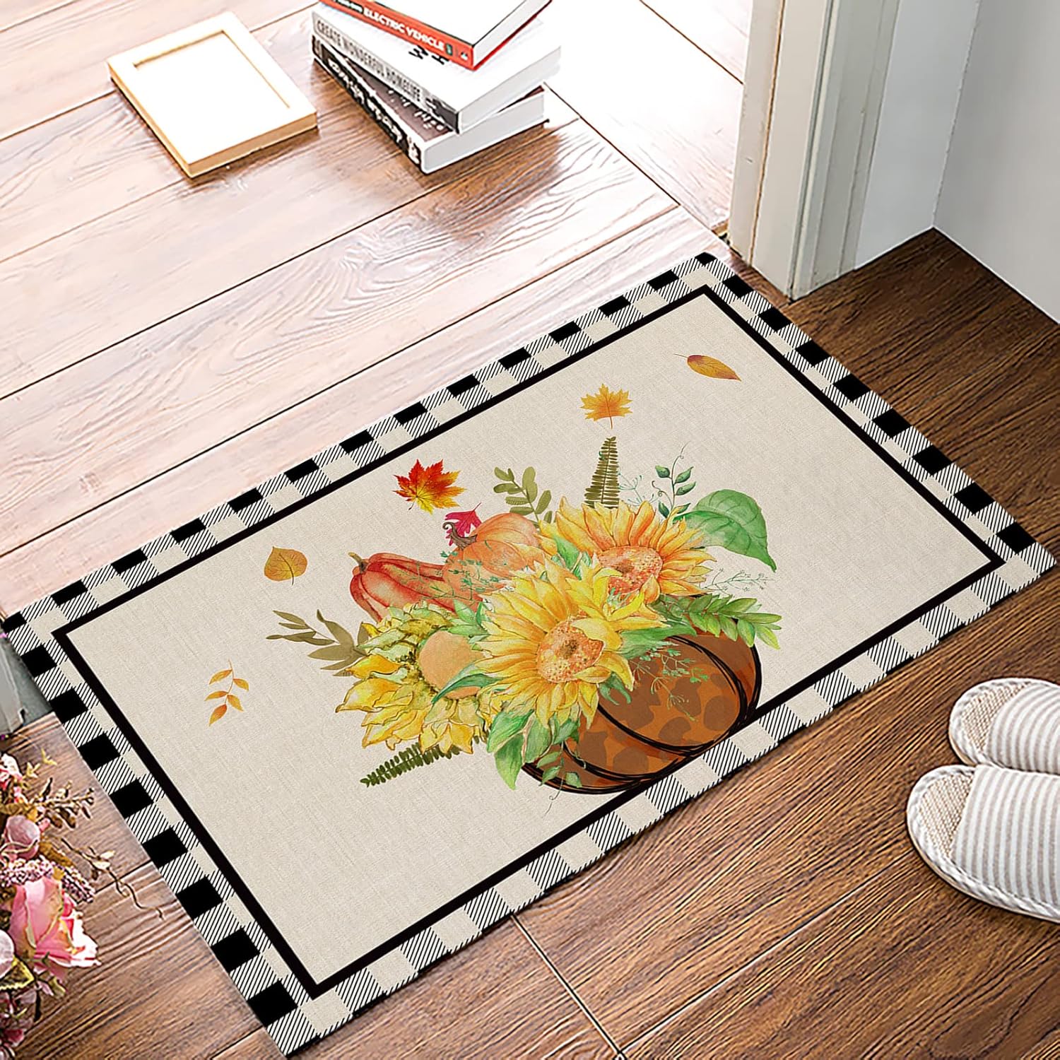 Amazon.com: Rustic Style Door Mat Welcome Mat 1-Pack - Indoor Anti-Skid ...