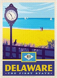 Amazon.com: MyPuzzle Delaware: The First State - Premium 1000 Piece ...