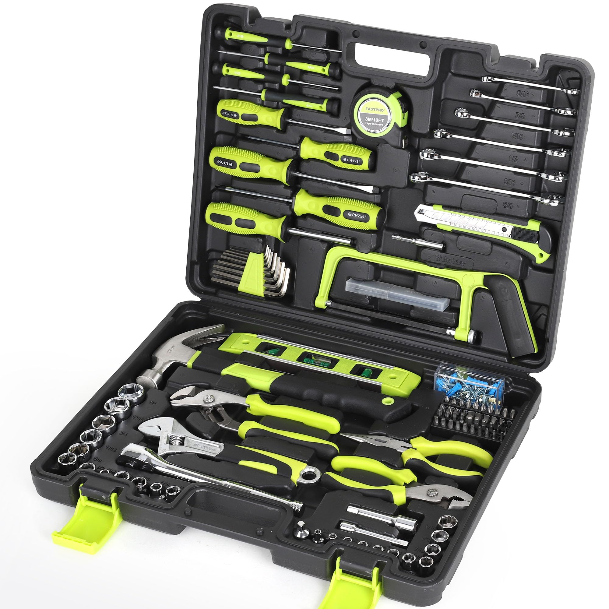 Amazon.com : FASTPRO 198-Piece Household Tool Set, Home Repairing Tool ...