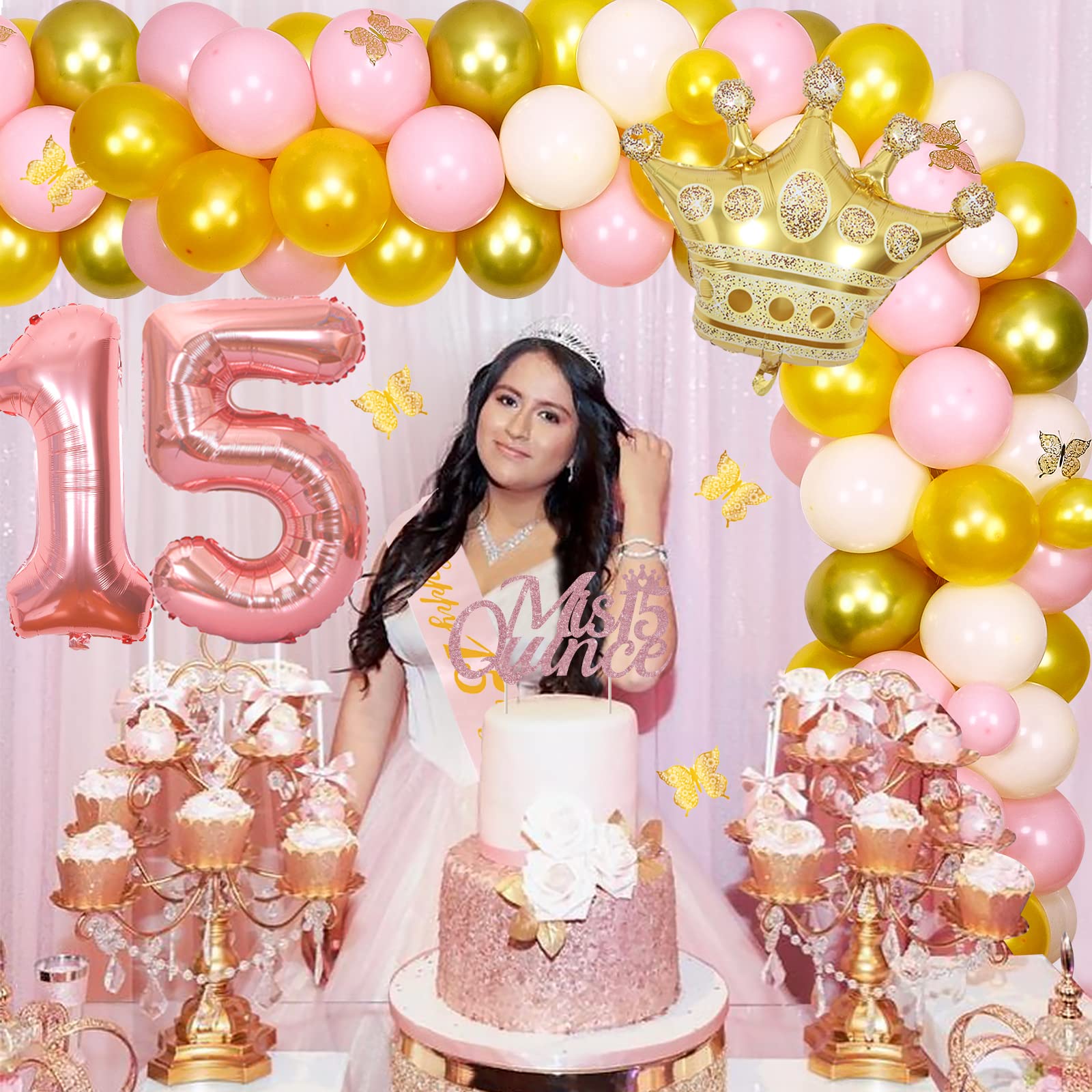 Mis Quince Theme Party Decorations My New Favorite Cake 💕 Custom