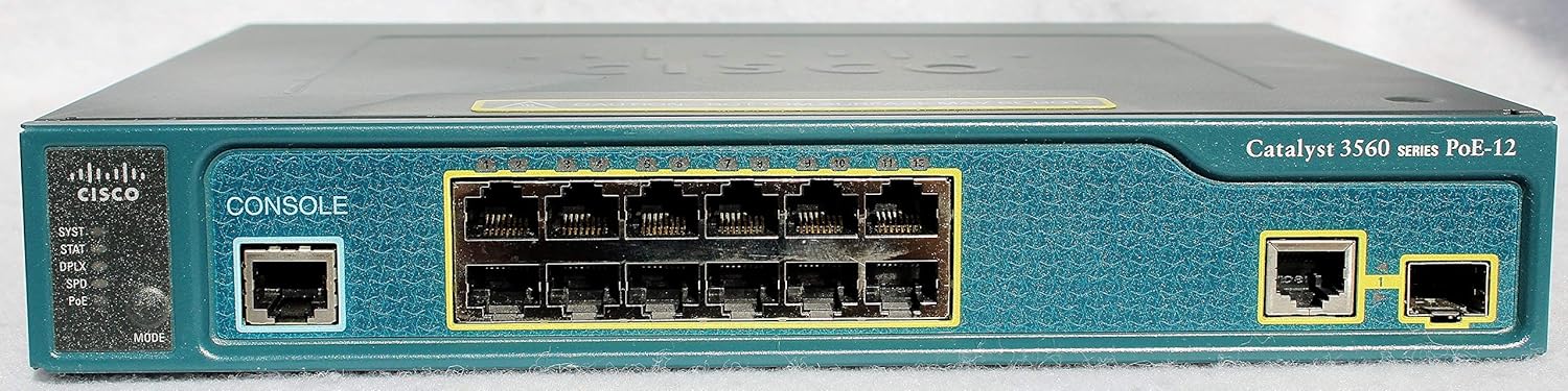 Amazon.com: Cisco Catalyst 3560 Series 12 Port PoE Switch, WS-C3560 ...