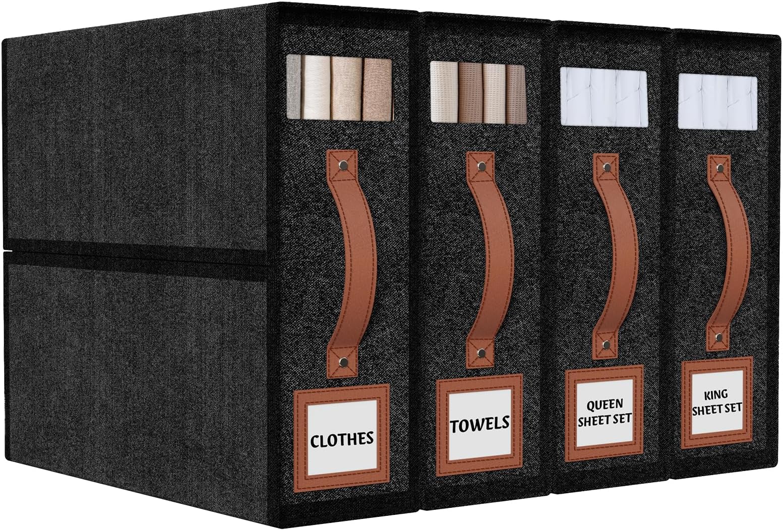 Amazon.com: Wolf & Honey Sheet Organizers and Storage, Bed Sheet ...