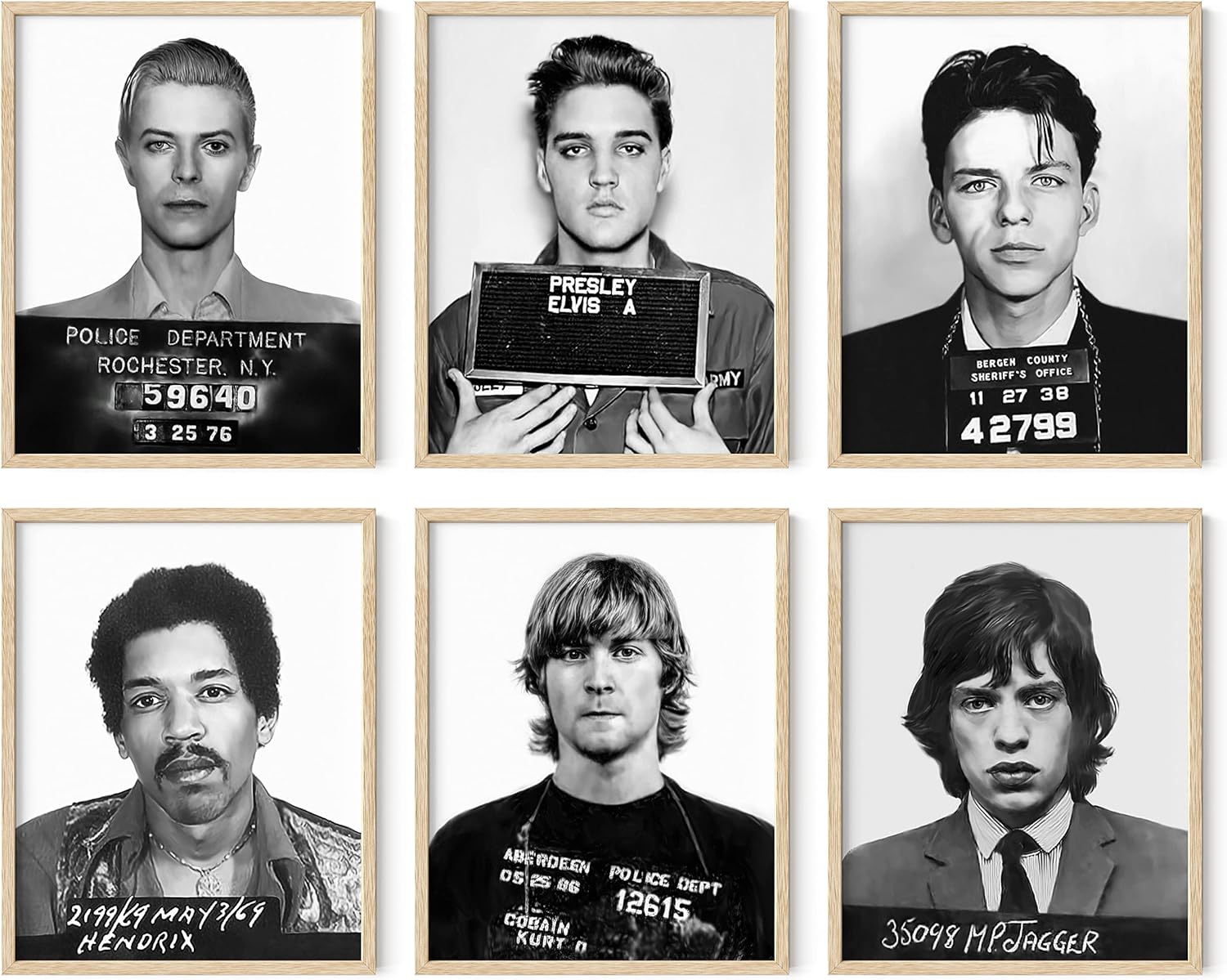 Haus and Hues Celebrity Mugshots Poster Rock Posters - Vintage ...
