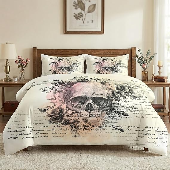 Amazon.com: WeCozy Queen Size Comforter Set with 2 Pillowcases, Rock ...
