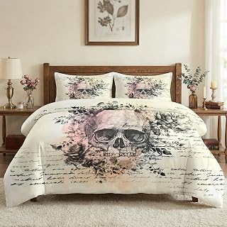Best Skull Bedding Sets King for a Gothic Bedroom Makeover – Sleep Lander