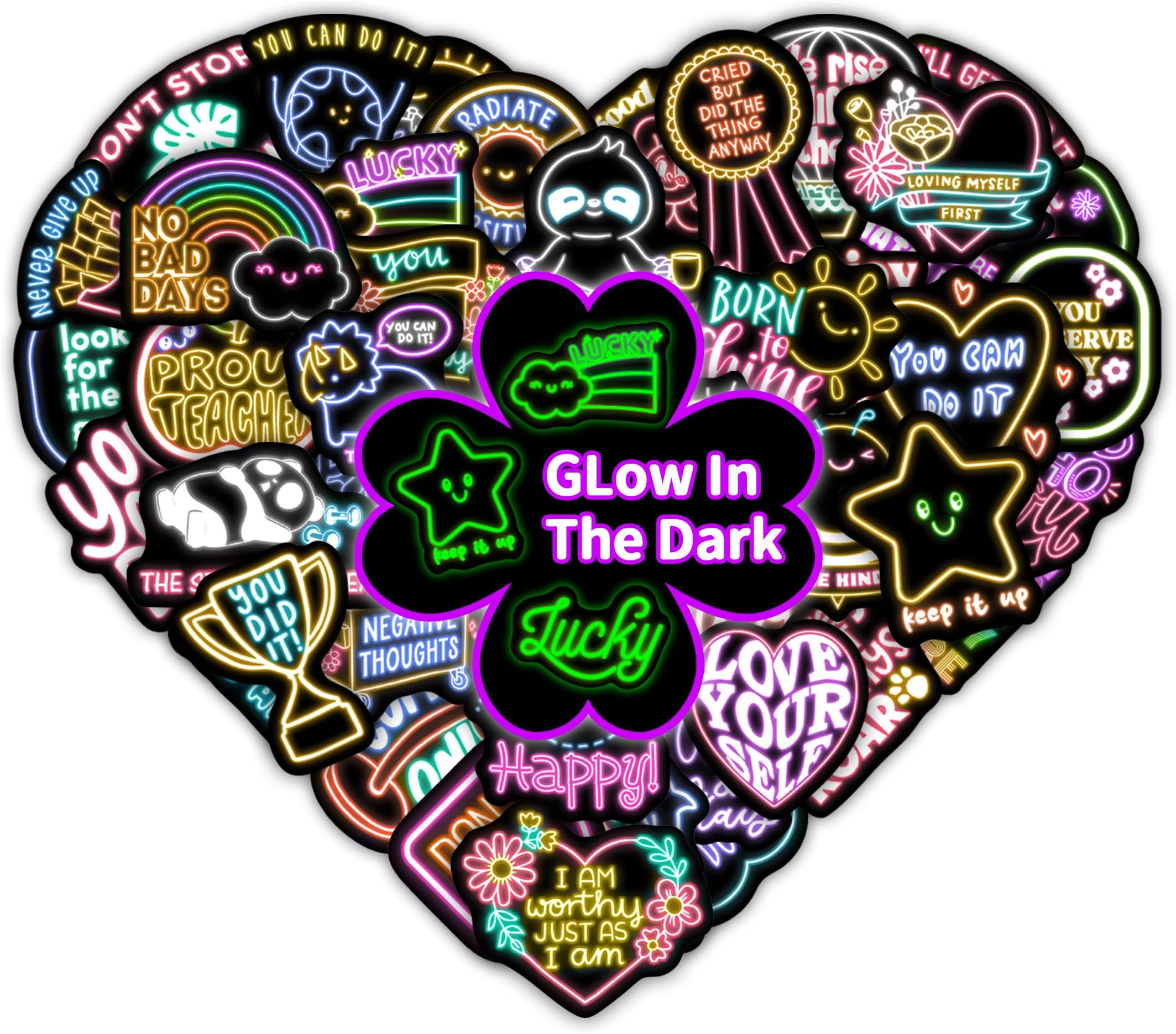 Amazon.com: Motivational Stickers - Vinyl Inspirational Stickers for ...