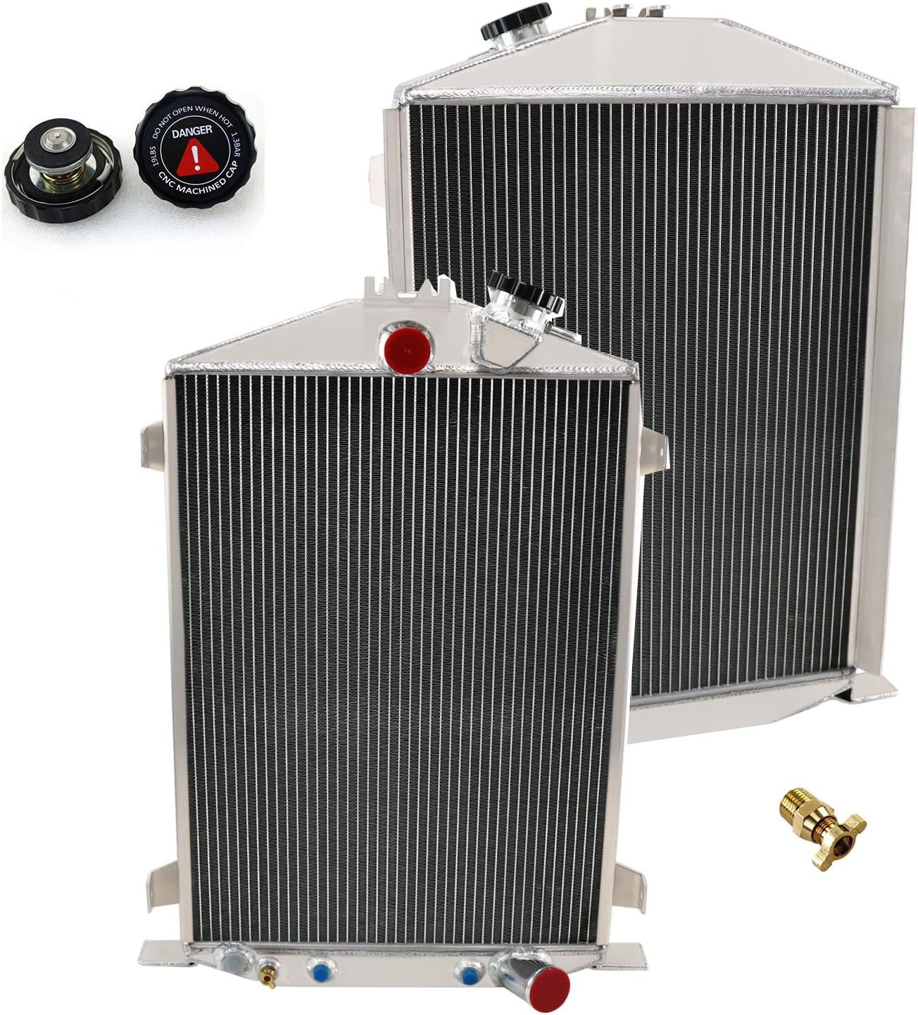 Amazon.com: OzCoolingParts 4 Row Core Aluminum Radiator Replacement for ...