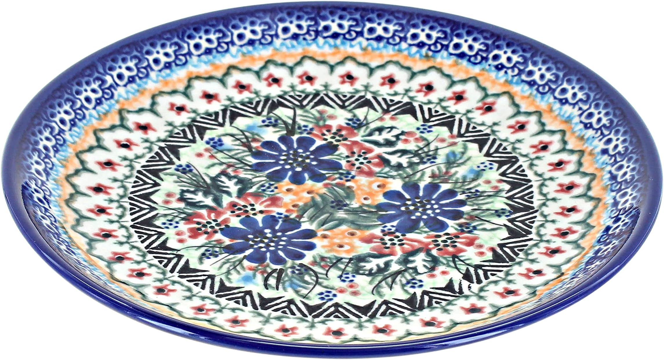 Amazon.com | Polish Pottery Plate - 10" Dinner - Tranquility: Dinner Plates