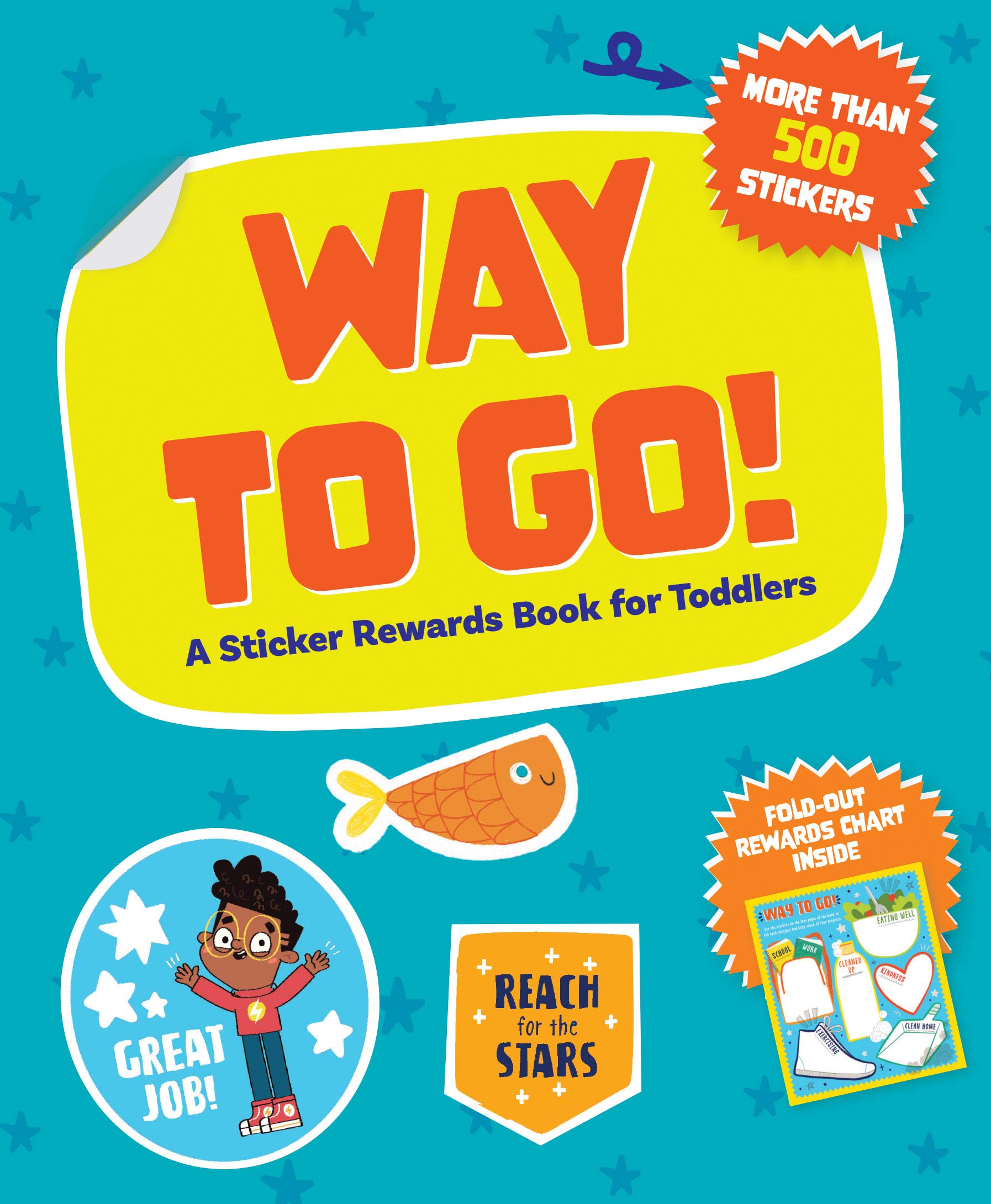 Way to Go!: A Sticker Rewards Book for Toddlers: duopress labs ...