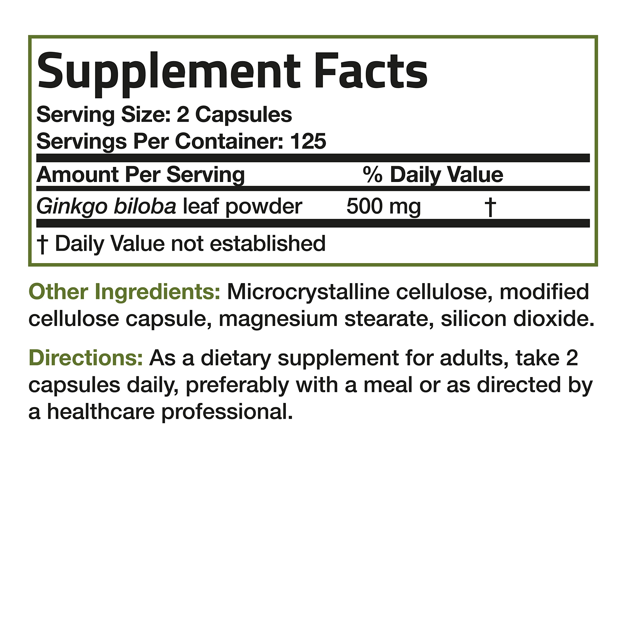 Snapklik.com : Bronson Ginkgo Biloba Extra Supports Brain Function ...