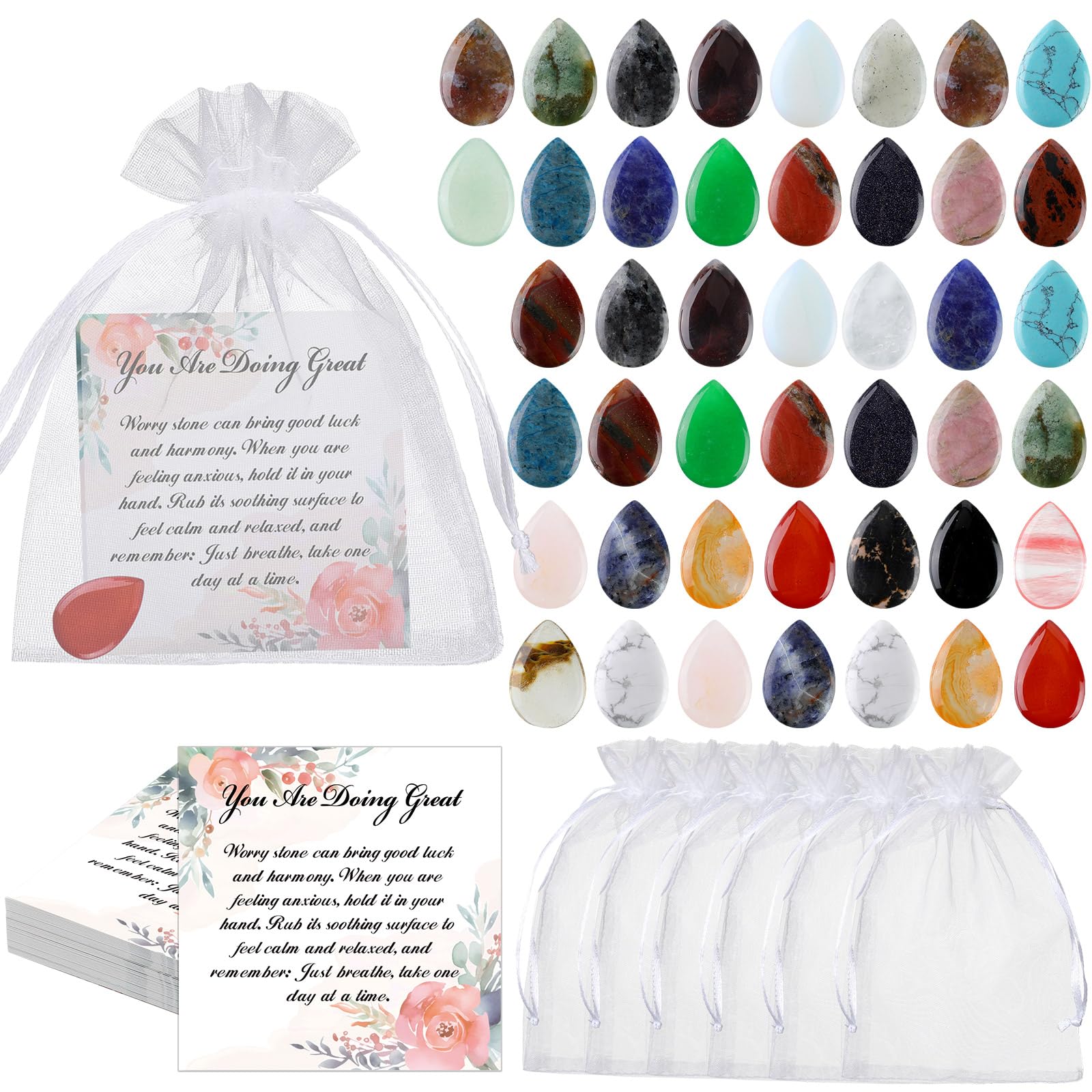 Amazon.com: Sasylvia 50 Sets Anxiety Inspirational Gifts Include 50 ...