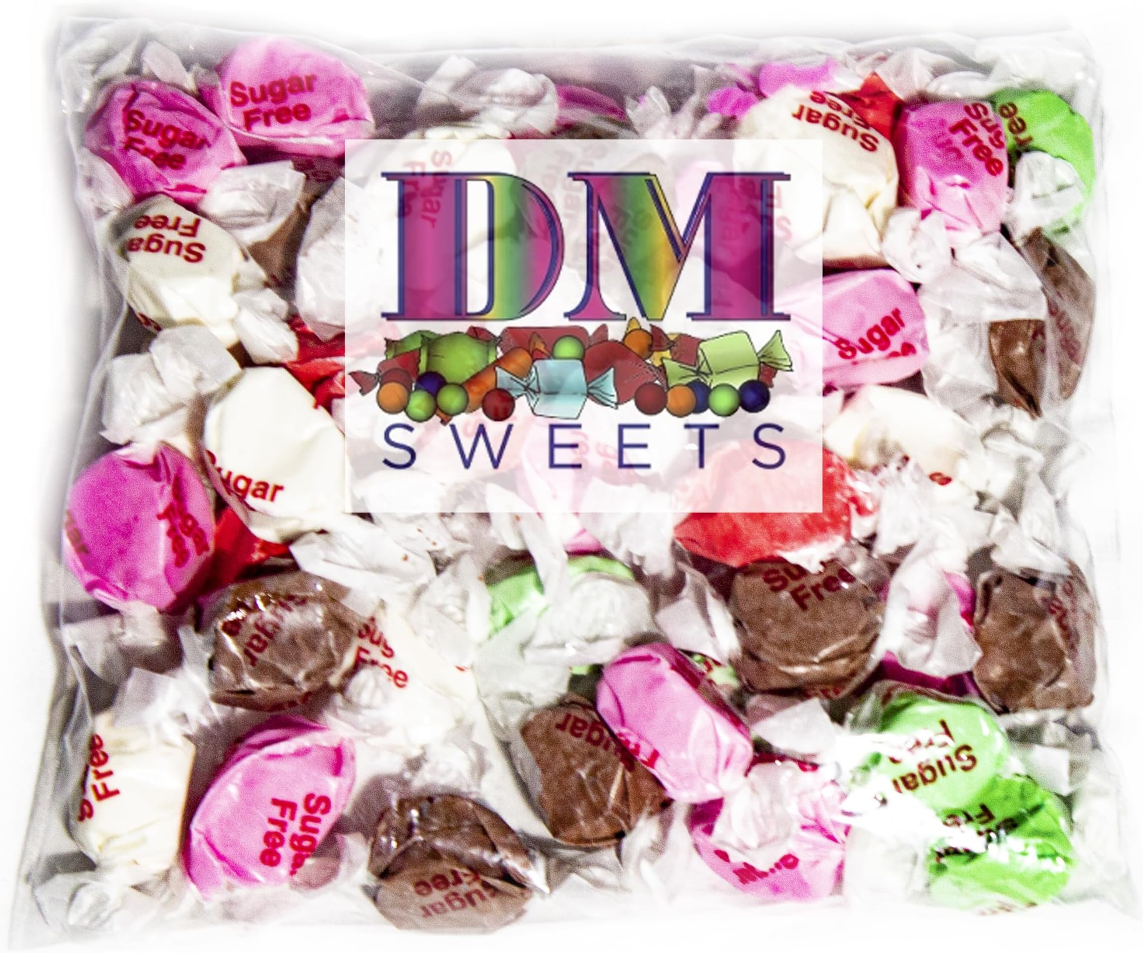 Amazon.com : Sugar Free Taffy - 12 oz of Assorted Individually Wrapped ...