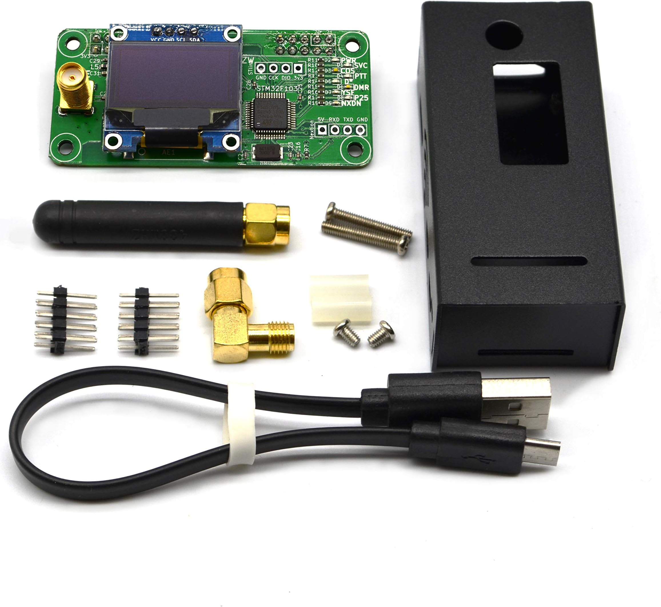 Amazon.com: AURSINC MMDVM Duplex Hotspot Module Dual Hat Support P25 ...