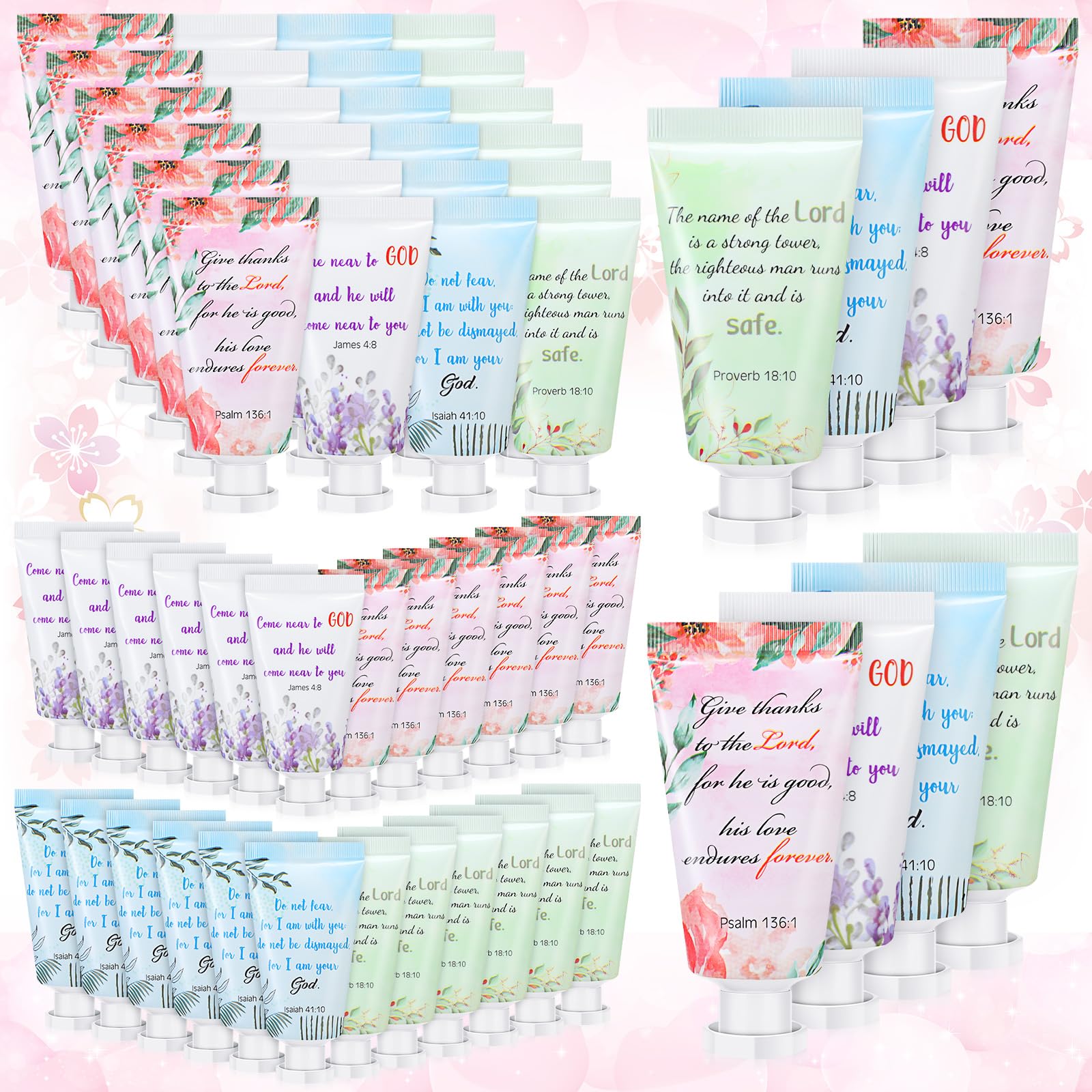 Amazon.com : Landhoow 72 Pack Christian Hand Cream Bulk For Women ...