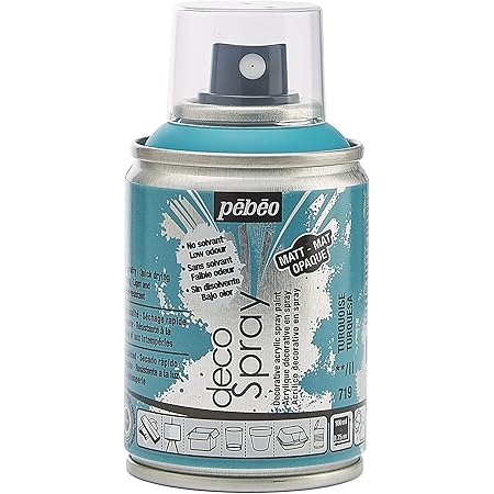 PEBEO 100ml Deco Spray, Acrylic, Turquoise, 100 ml (Pack of 1) : Amazon ...