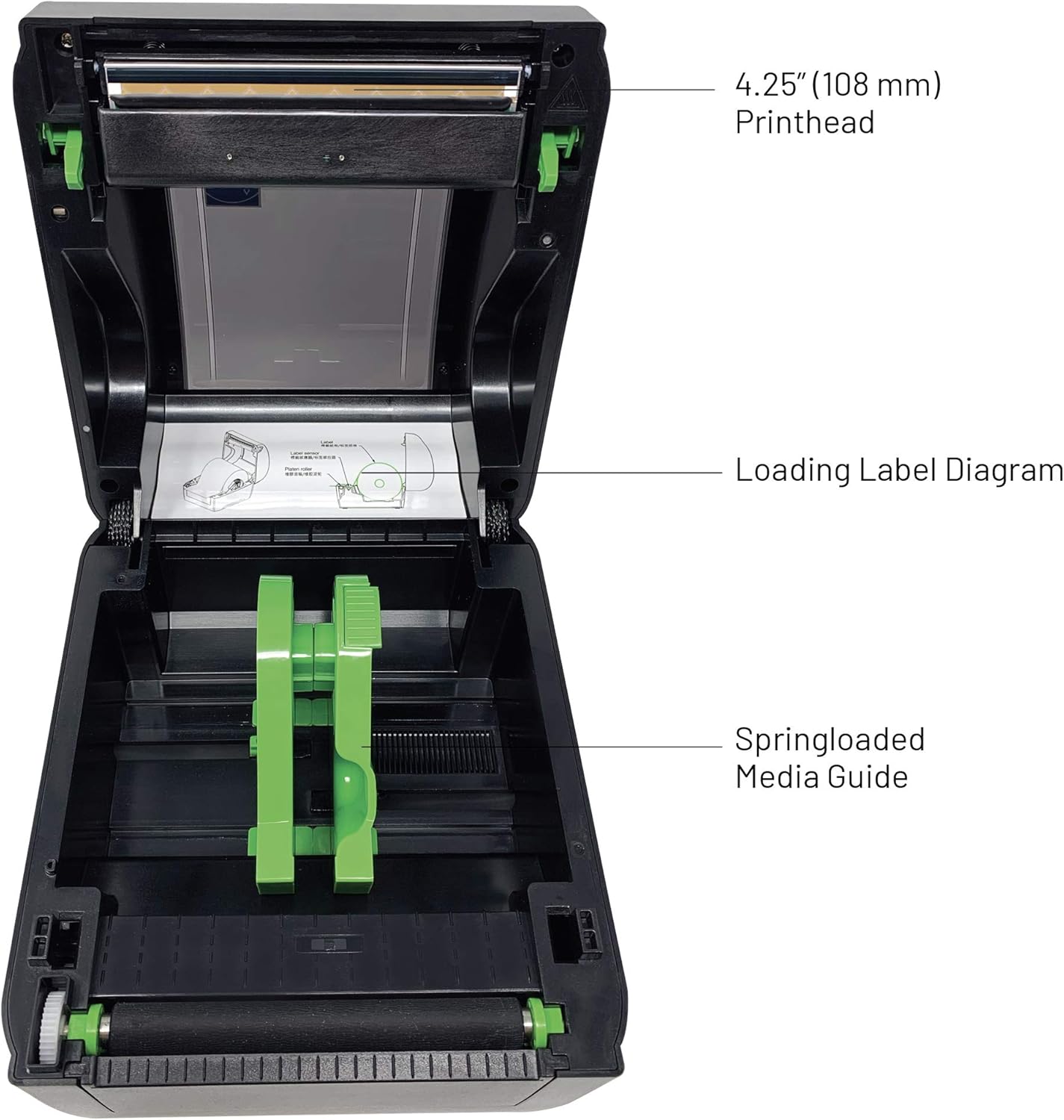 TSC - B07CKVB3C7 DA210 Desktop Direct Thermal Label Printer - 4.25 ...