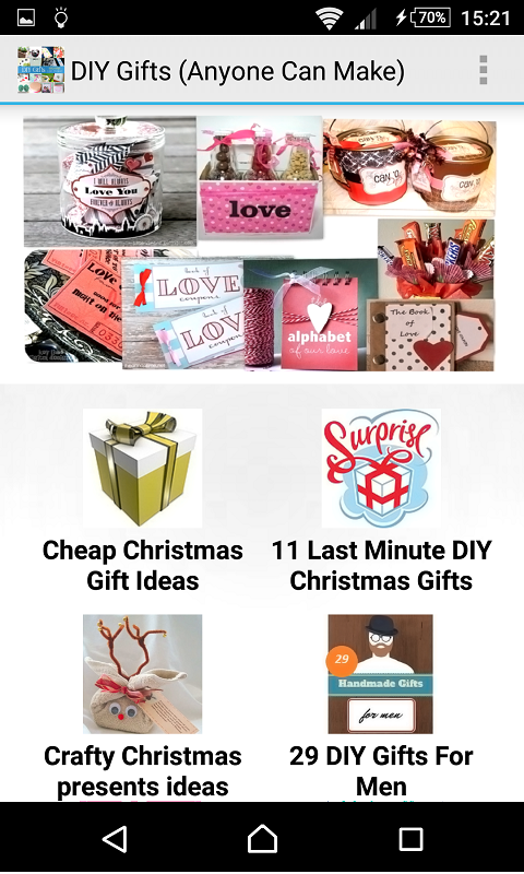 DIY Gifts (Anyone Can Make) - App on Amazon Appstore