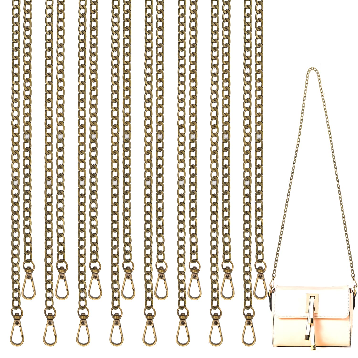 Amazon.com: Purse Chain Replacement,8 Pack Wallet Chain Shoulder Bag ...