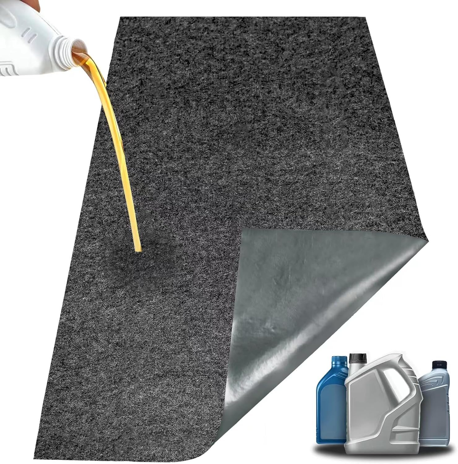 Amazon.com: Oil Spill Mat for Under Car Driveway Mats 36" x 60 ...