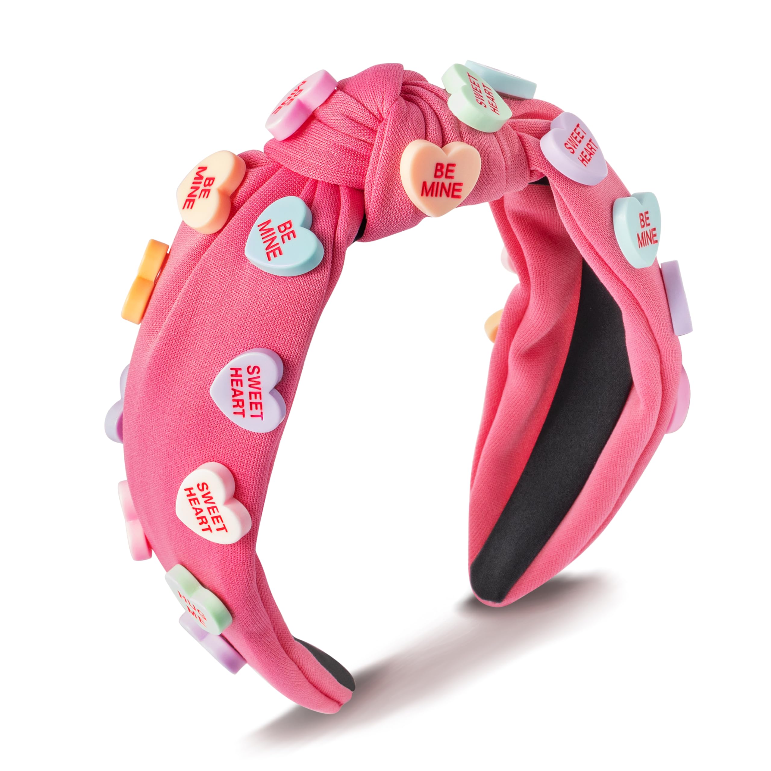 Amazon.com : PANTIDE Valentine's Day Knotted Headband - Conversation ...