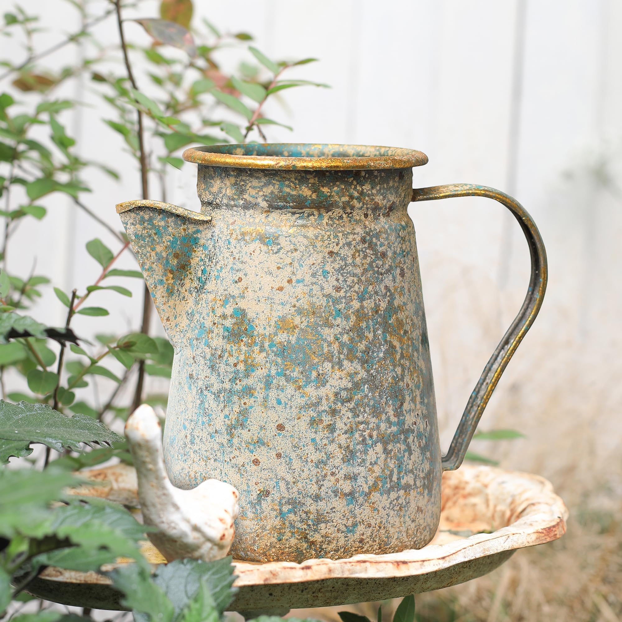 Amazon.com: Napco Imports Decorative Home or Garden 5 x 6 Inch Pitcher ...