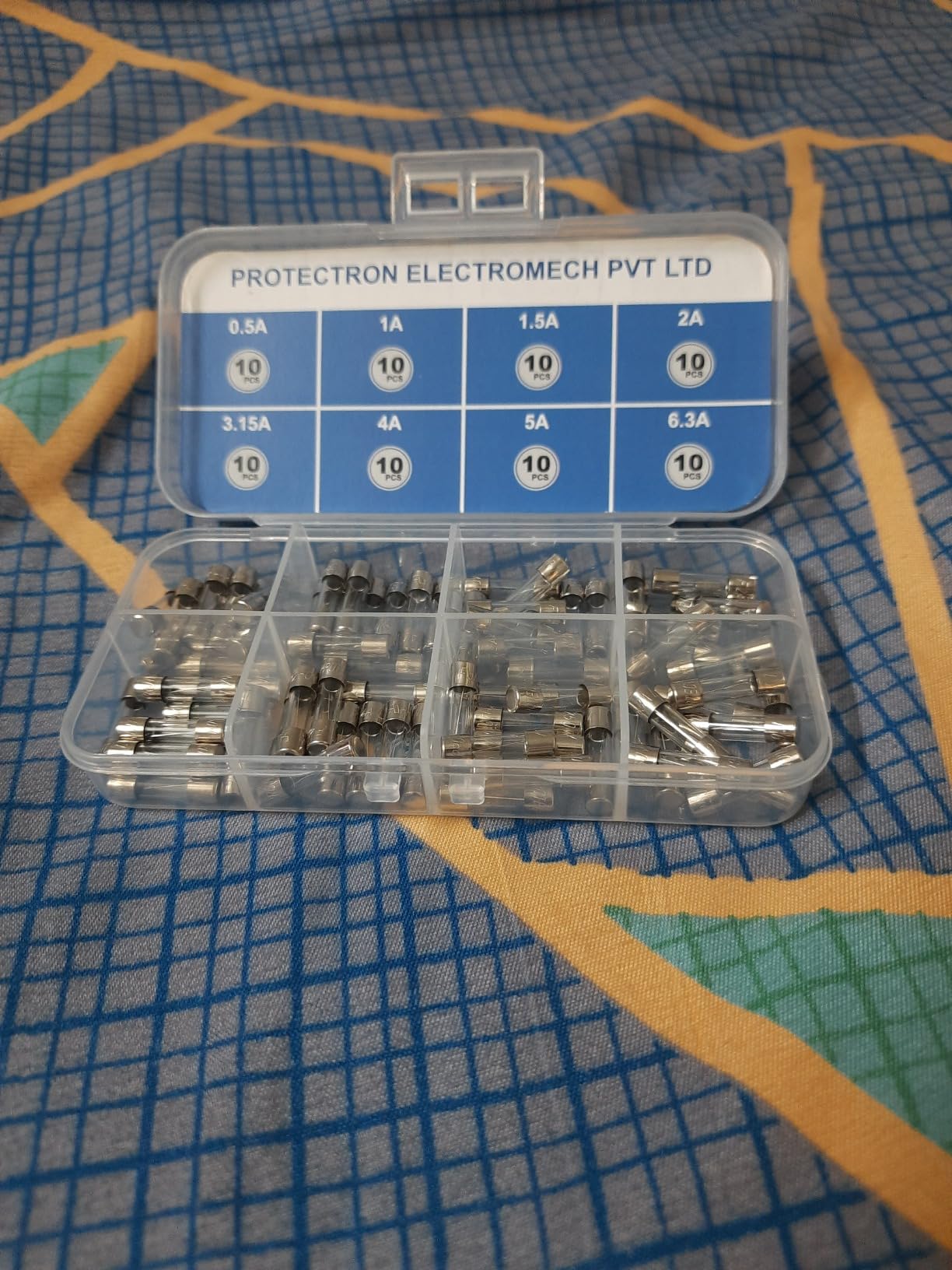 Protectron Electro Fast Blow Glass cartridge Fuses 5x20mm- 80pc ...