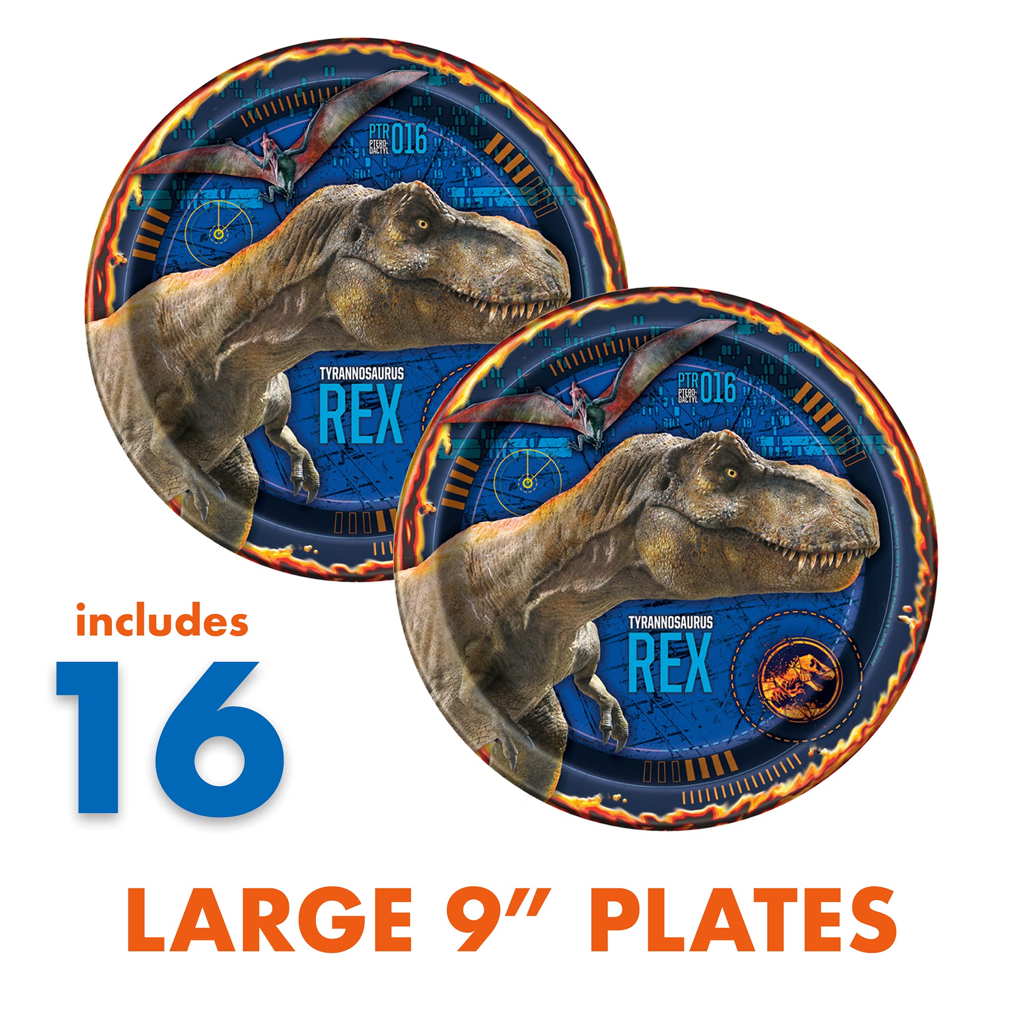 Buy Jurassic World Fallen Kingdom Dinosaur Theme Party Supplies for ...