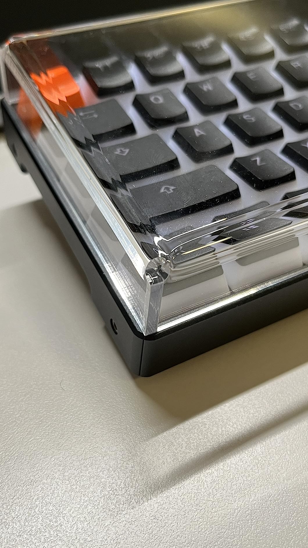 Geekria 65% Keyboard Dust Cover, Clear Acrylic Keyboard Cover for 68 ...