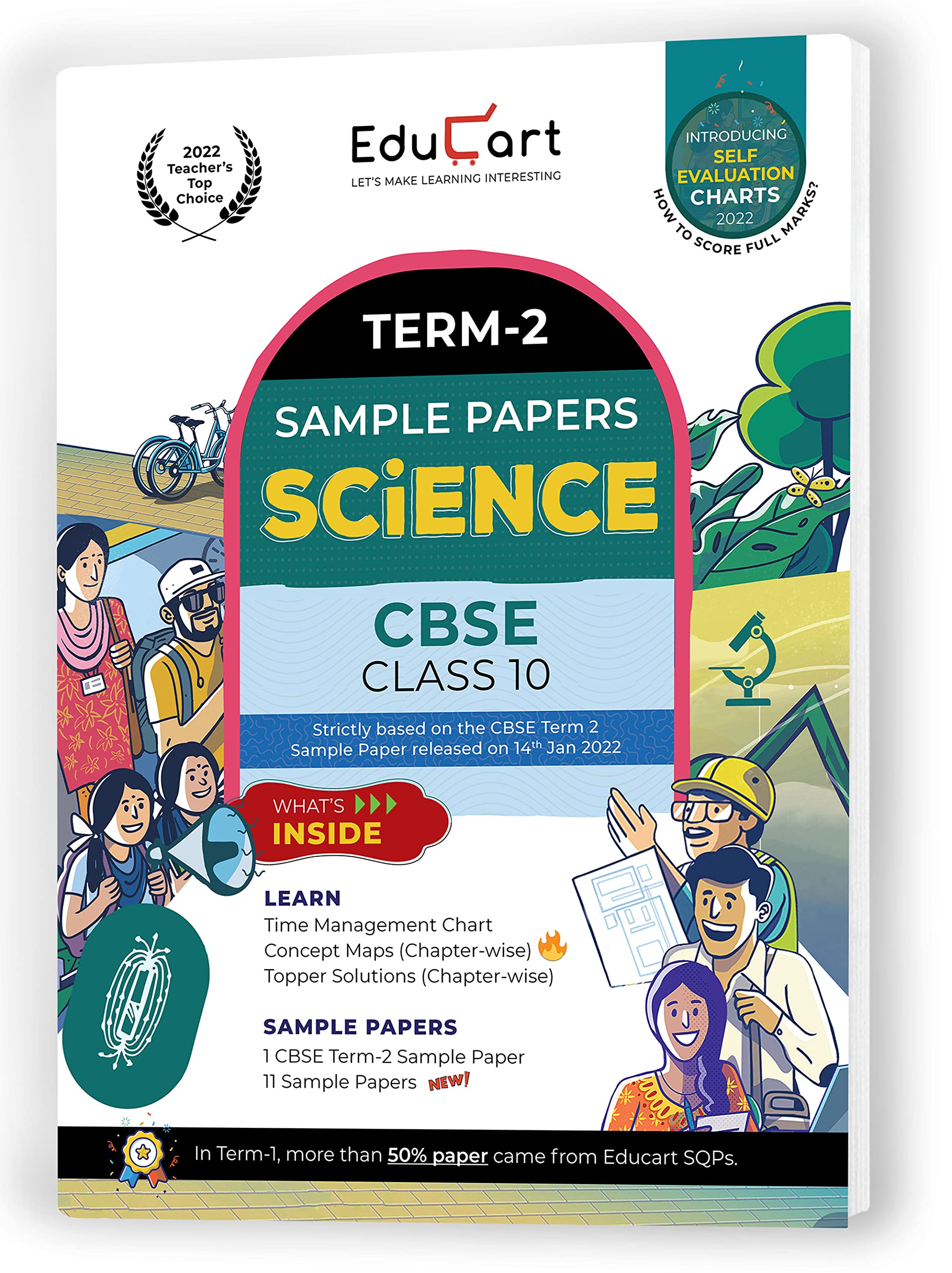 Educart Science CBSE Term 2 Class 10 Sample Papers (Exclusively for ...