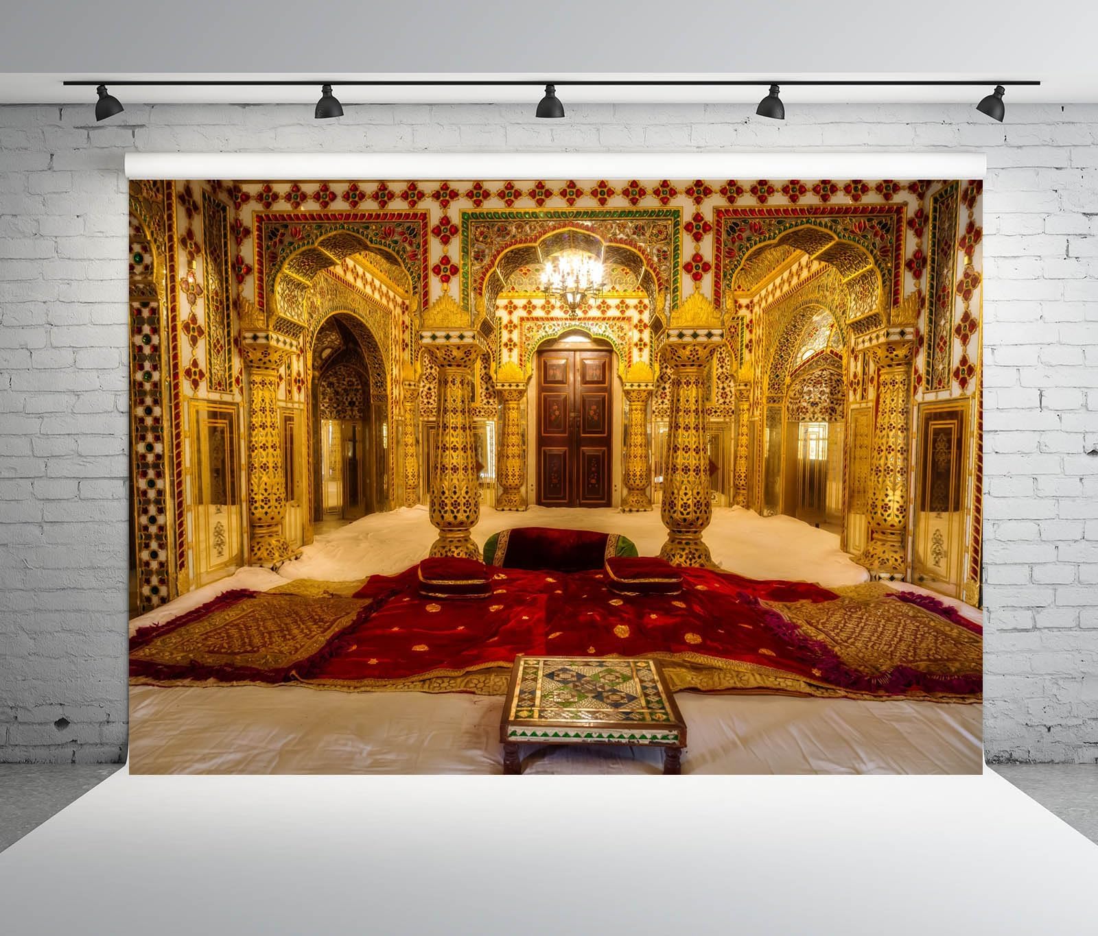 Amazon.com : BELECO 8x6ft Fabric India Jaipur City Palace Backdrop ...