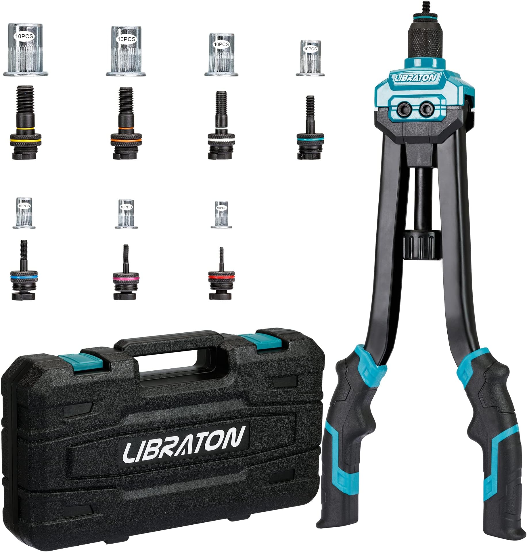 Libraton Rivettatrice Professionale Mano, Rivettatrice per Inserti ...