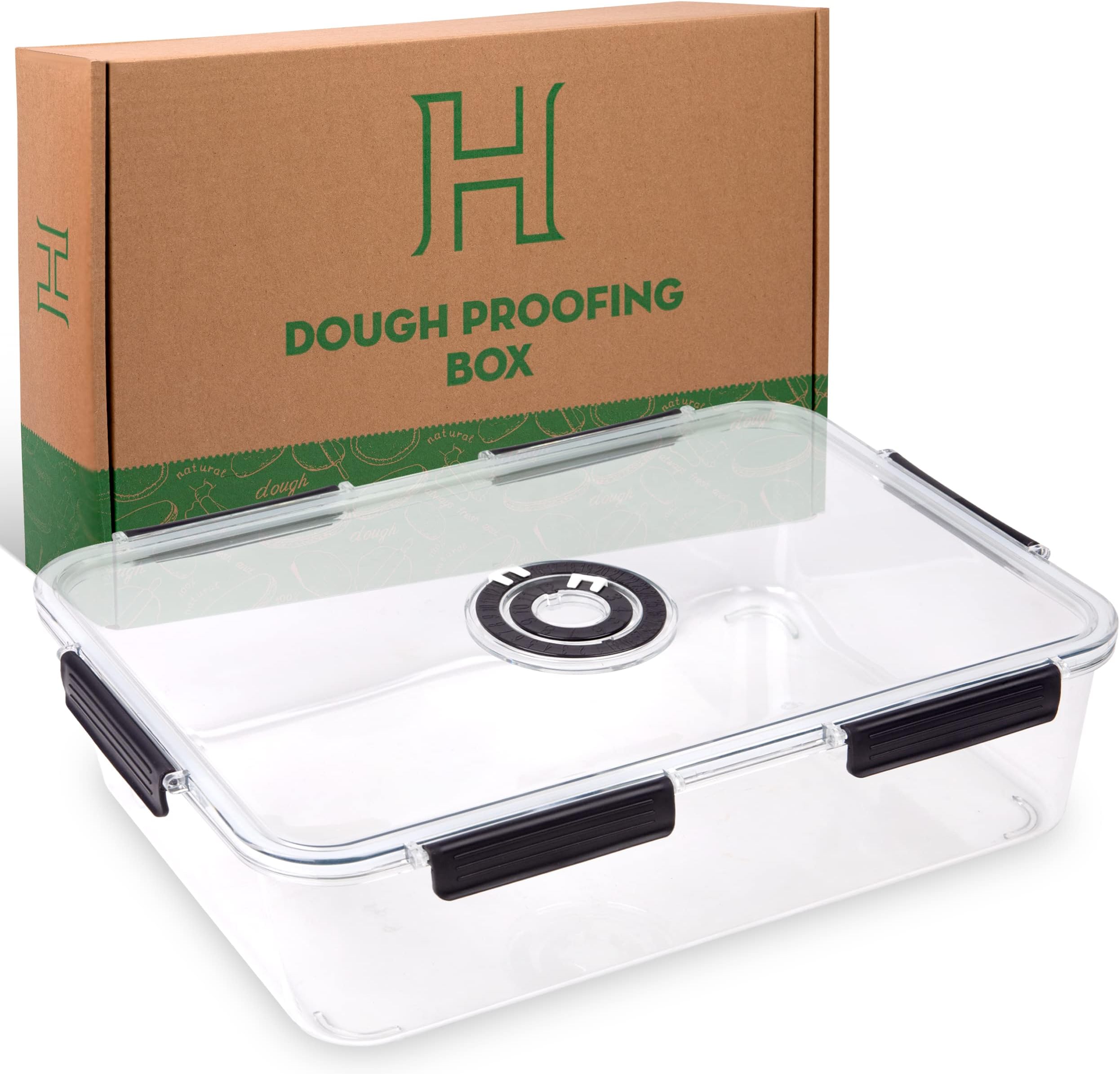 Amazon.com: ClarkeHébert Pizza Dough Proofing Box, 14 x 10-Inch, Pizza ...