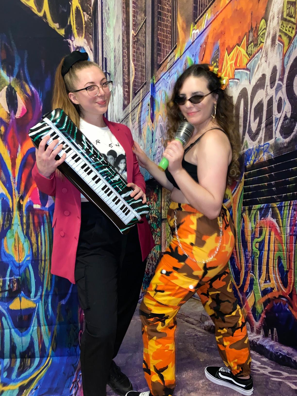 Amazon.com: SBYURE 16 inch Party Inflatable Boom Box + 2 Microphones ...