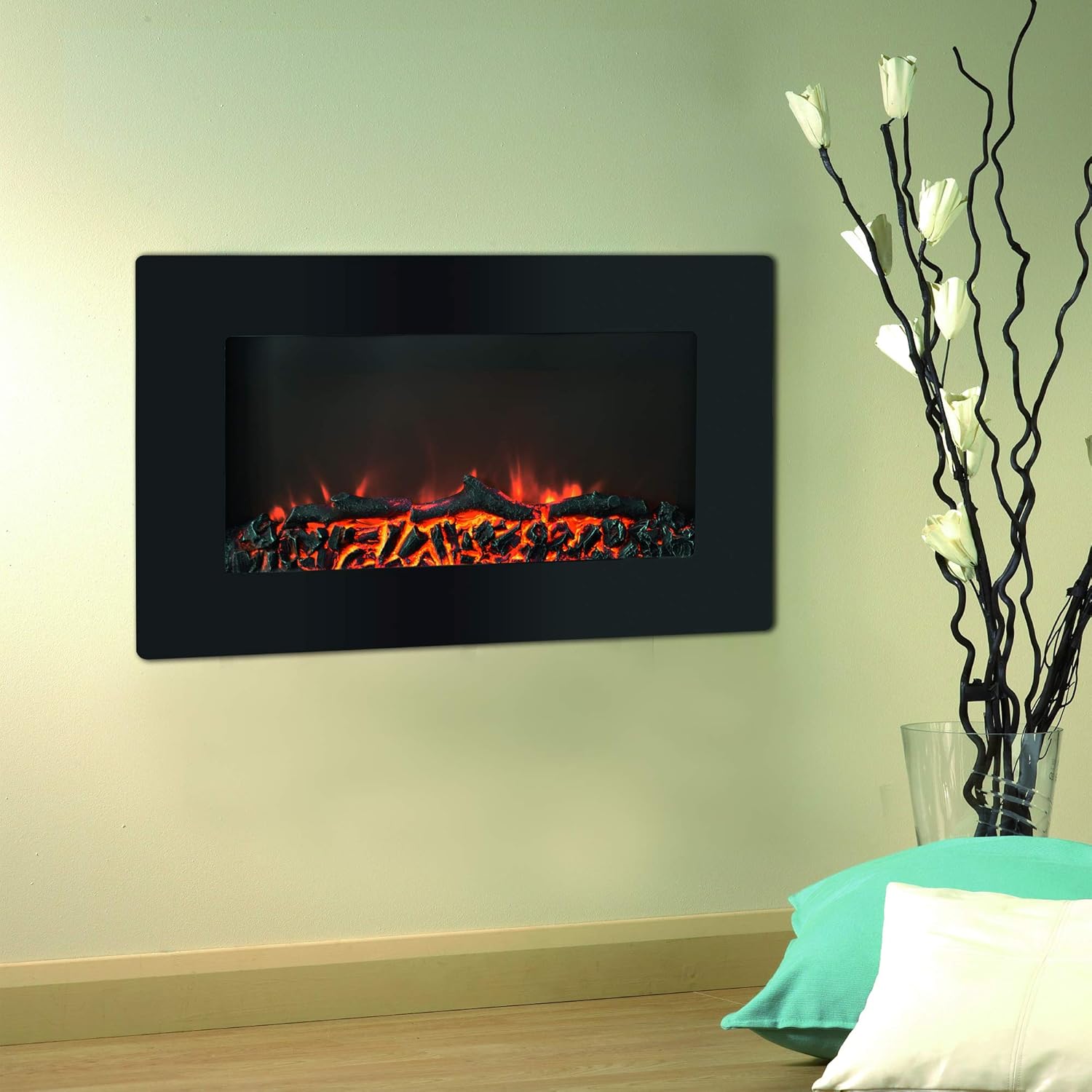Buy Cambridge Callisto 30 In. Wall-Mount Electronic Fireplace with Flat ...