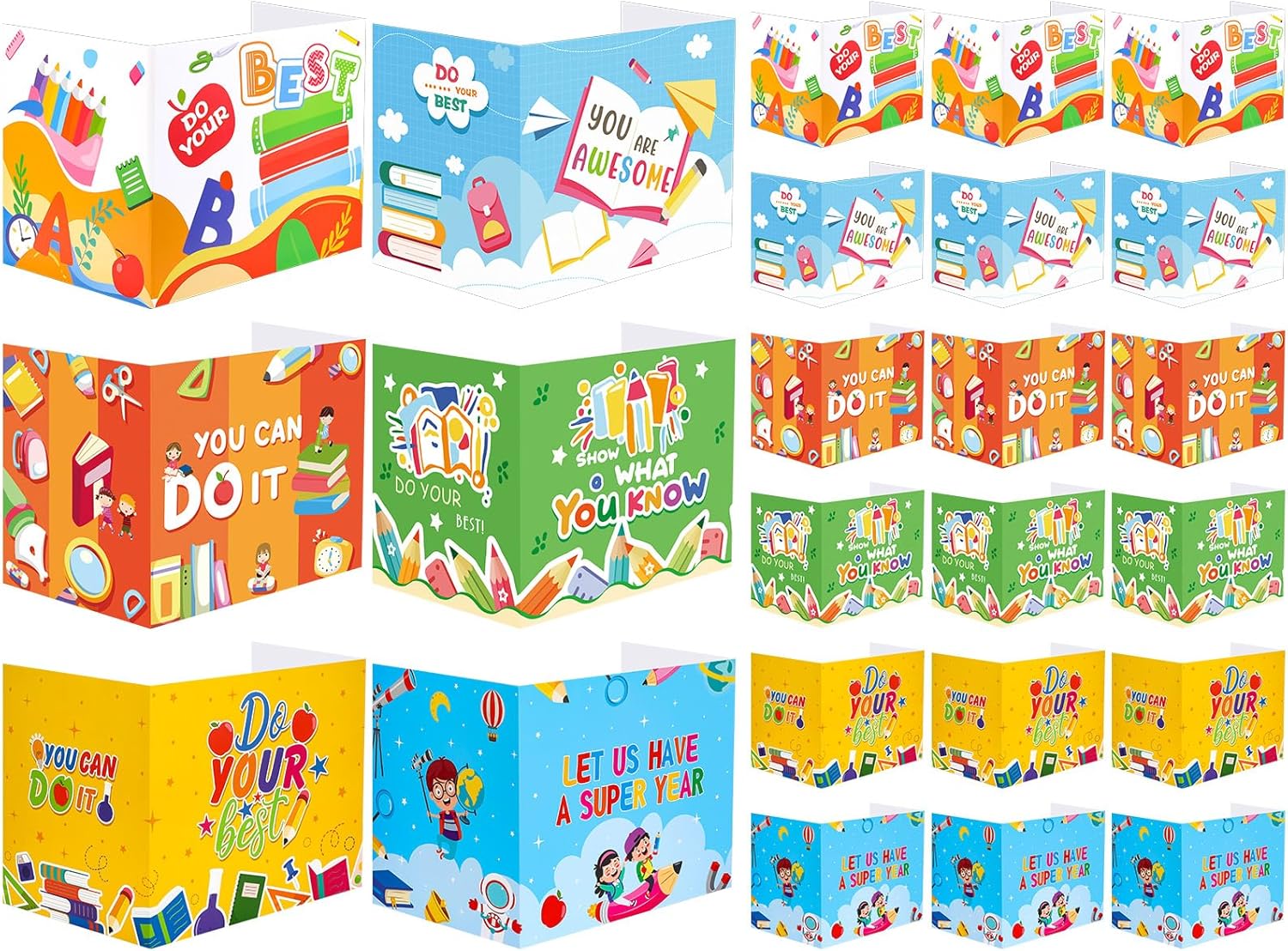 Amazon.com : Zhehao 24 Pack Privacy Boards for Student Desks Cardboard ...