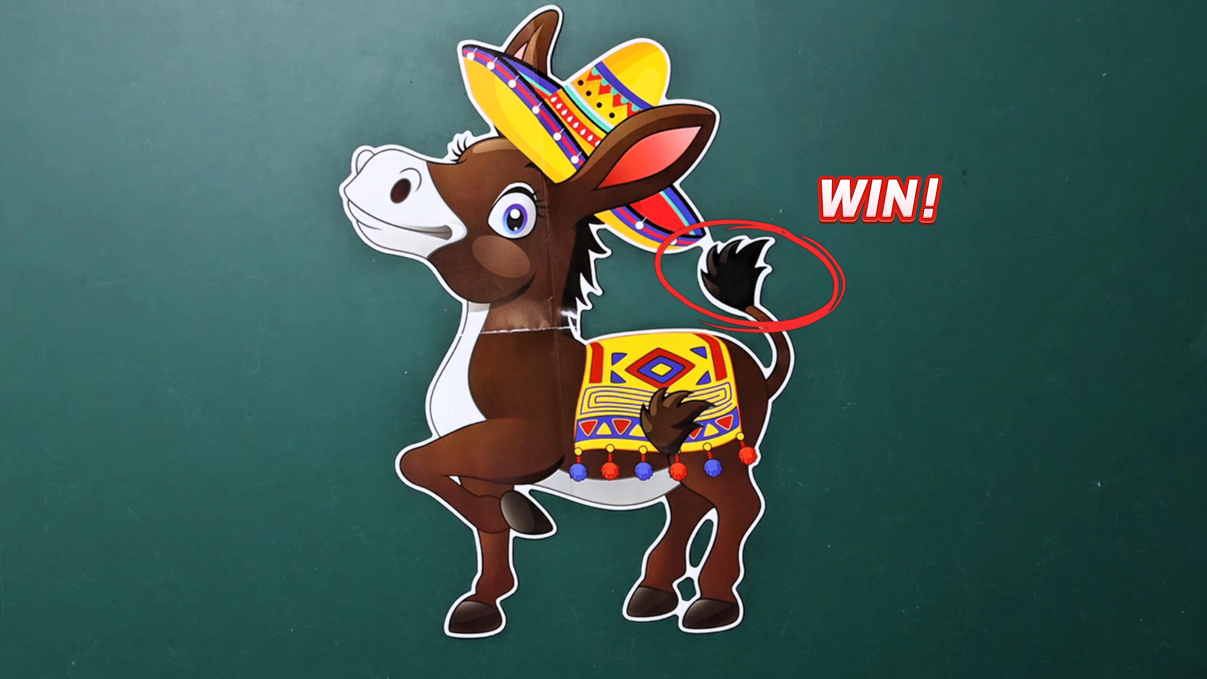 On The Donkey Halloween On The Donkey Party Game - Mexican Donkey ...