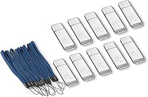 Amazon.com: 64GB USB 3.1 Flash Drive Bulk 10 Pack Multipack Bundle with ...