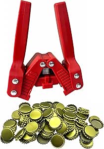 Amazon.com: WENNING Manual Beer Bottle Capper Tool with 150 count Beer ...