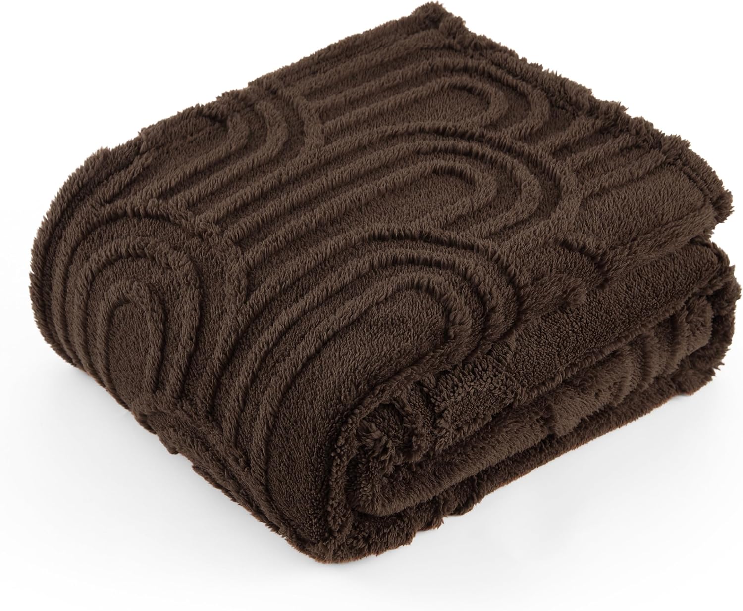 Amazon.com: Bedsure GentleSoft Brown Throw Blanket for Couch - Super ...