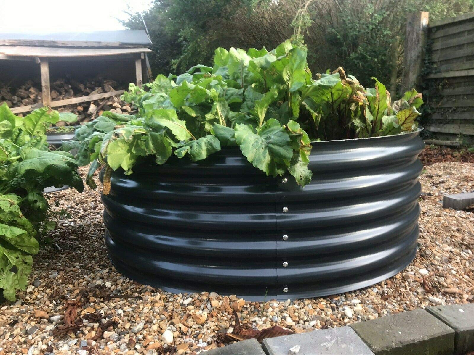 Metal Garden Beds Barrels Raised Garden Bed Using Pine Sleepers