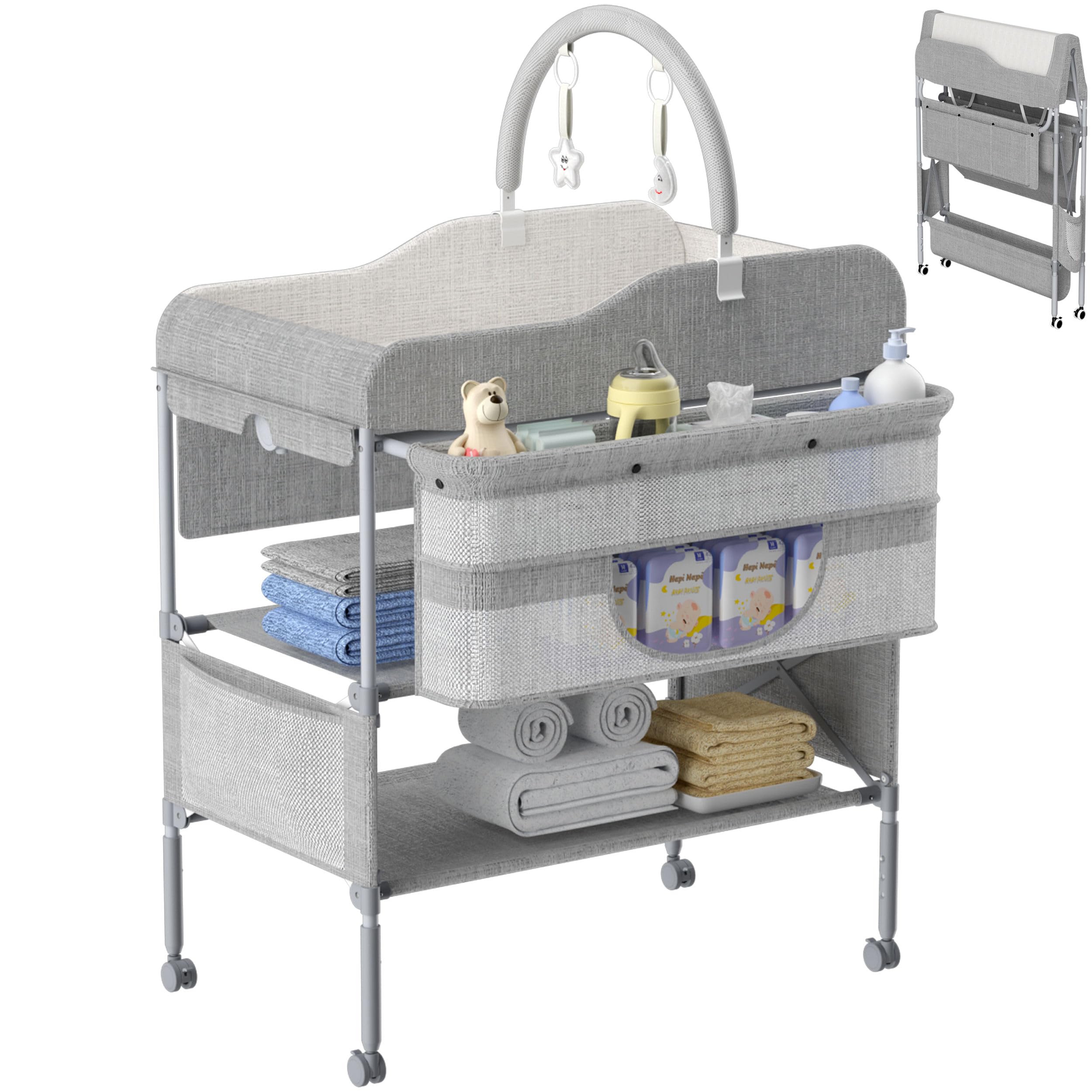 Amazon.com : Portable Baby Changing Table, Foldable Changing Table ...