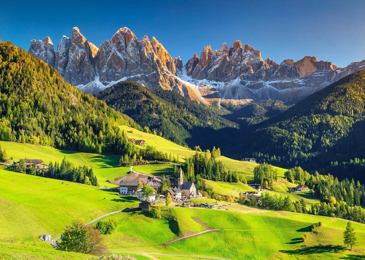 Amazon.com : BELECO 12x80ft Fabric European Alps Mountains Backdrop for ...