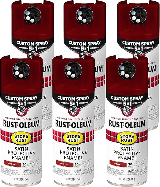 Rust-Oleum 385008 Stops Rust Custom Spray 5-in-1 Spray Paint, 12 oz ...