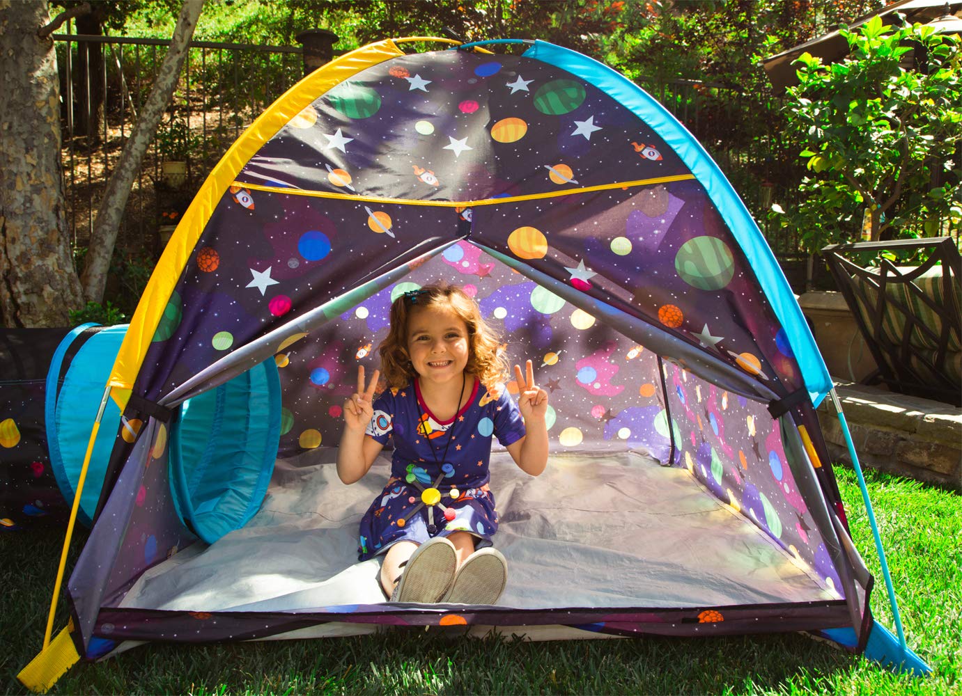 [パシフィックプレイテント]Pacific Play Tents Kids Galaxy Combo Dome Tent with 4 ...