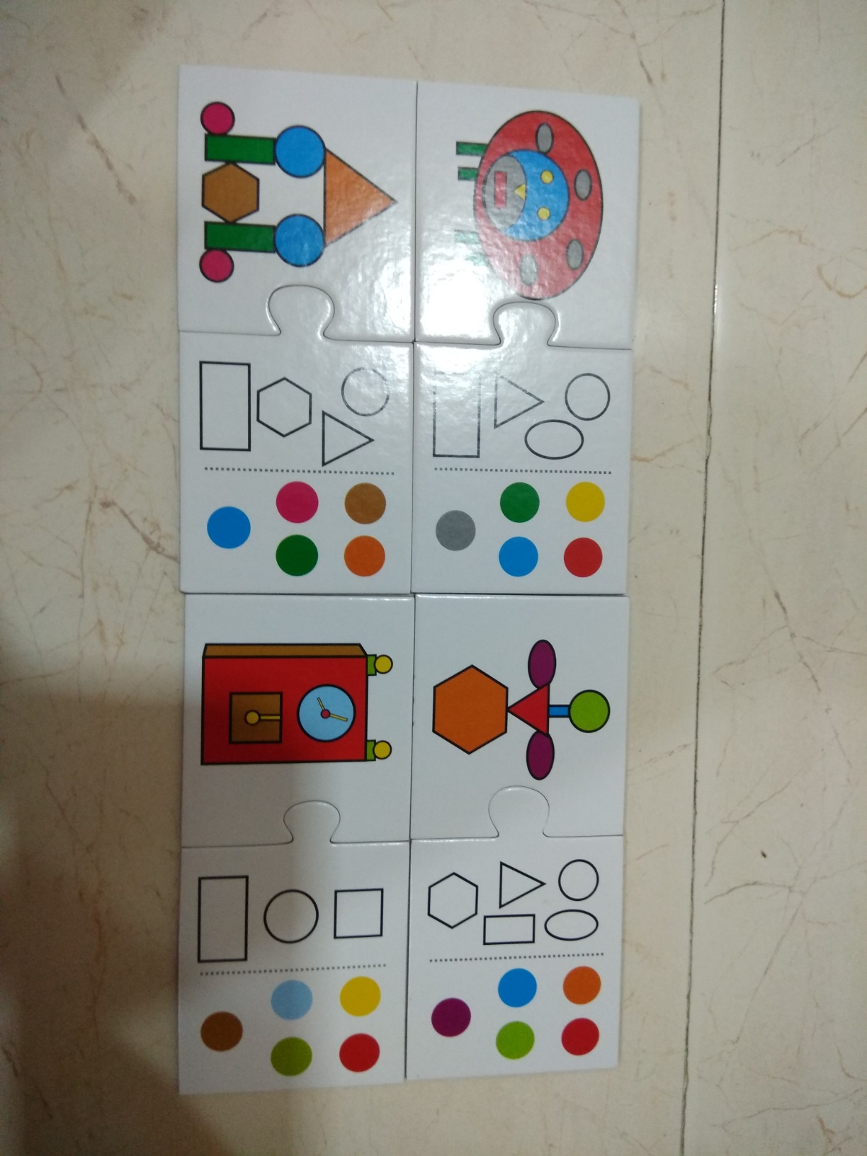 Buy Creative's Shape & Colour Match | Identify and Match Shapes ...