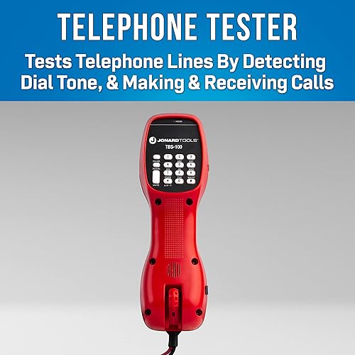 Snapklik.com : Jonard Tools TBS-100 Analog Telephone Line Tester Butt Set