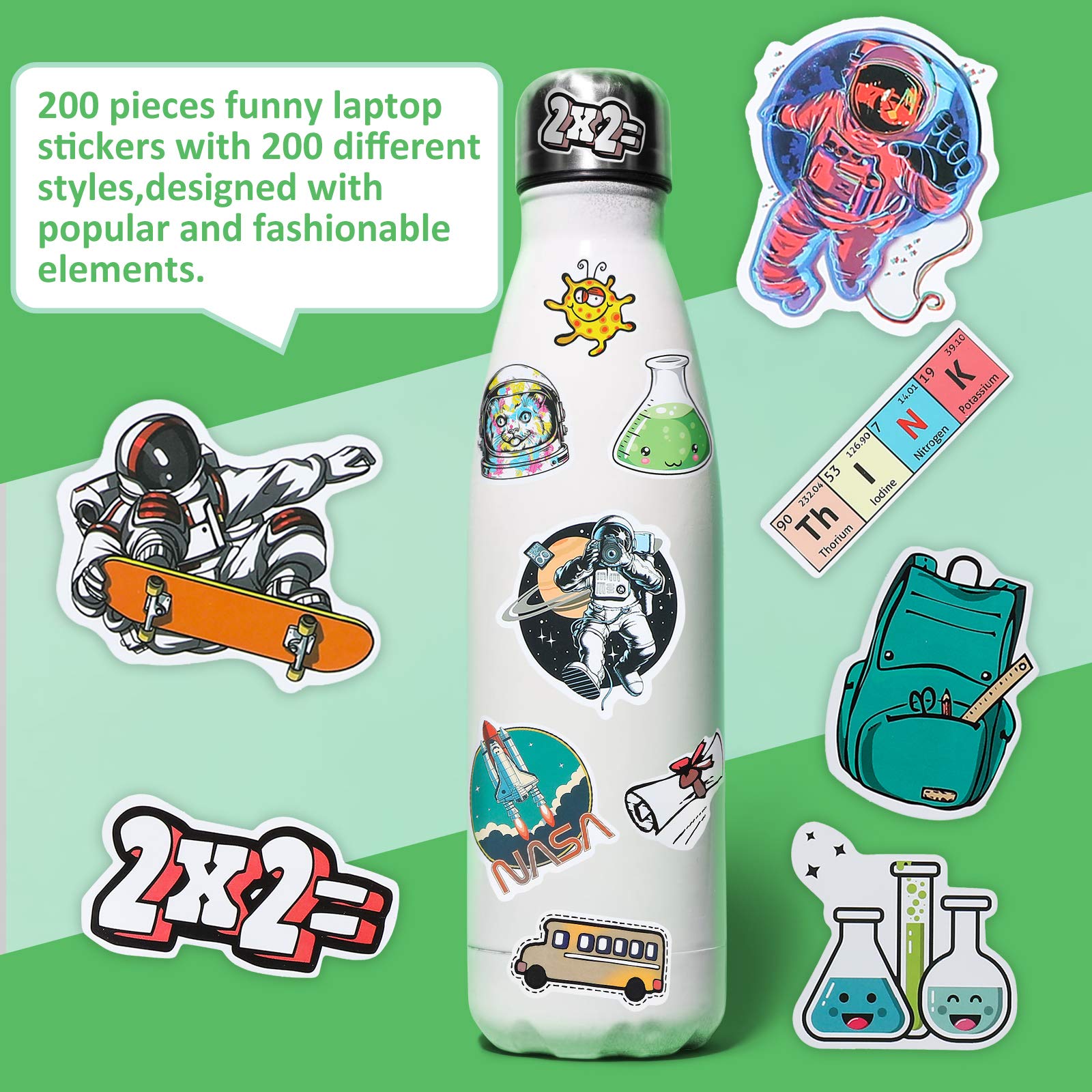 Snapklik.com : Zonon 200 Pcs Science Stickers For Students Kids Science ...