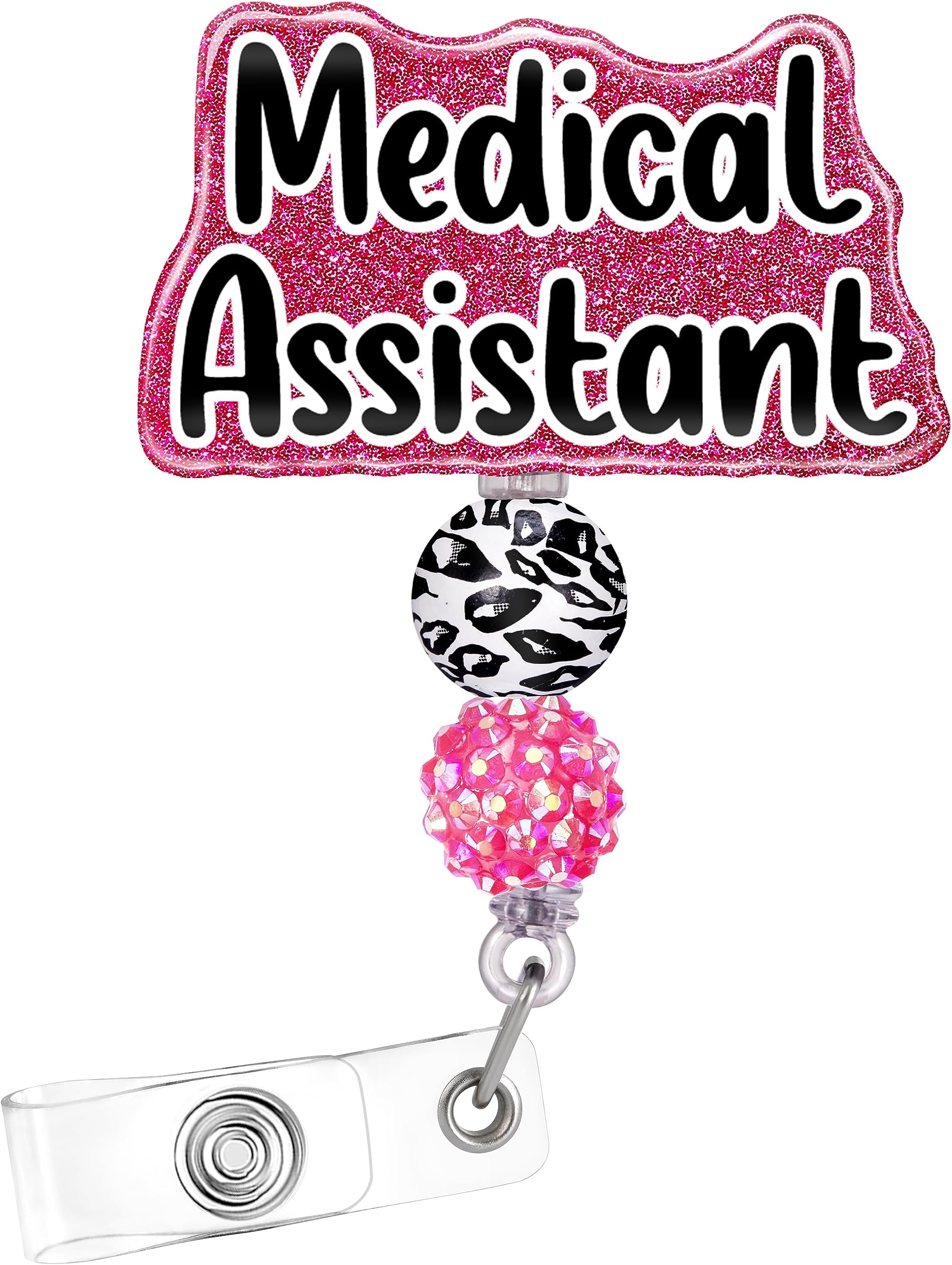 Amazon.com : AFRITEE CNA Retractable Badge Reel - CNA Nurses Acrylic ...