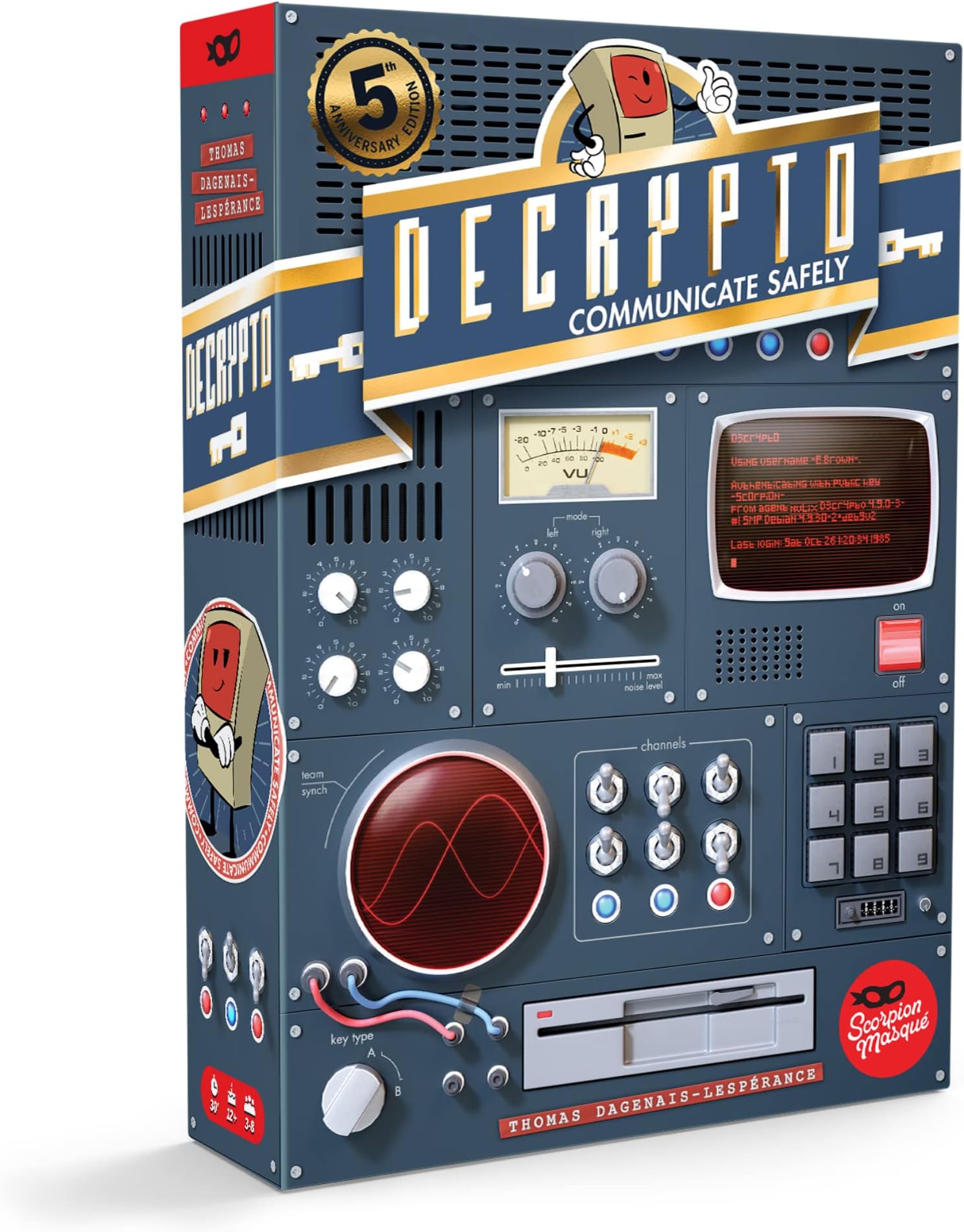 Scorpion Masque Decrypto 5th Anniversary Edition Board Game : Amazon.com.au: Toys & Games